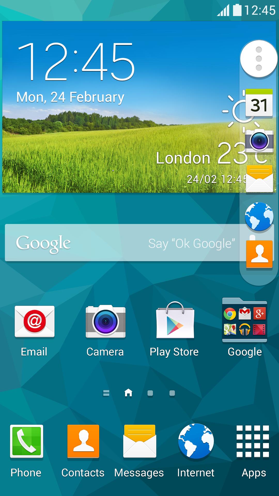 New Samsung Galaxy S5 Application