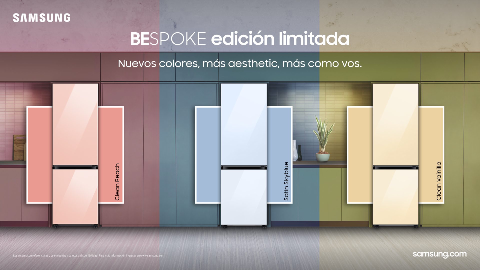 Bespoke Days: Samsung amplía su portfolio de heladeras con colores de ...