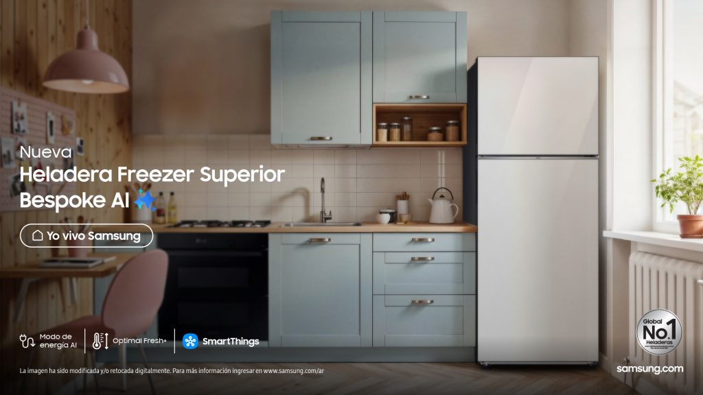Samsung lanza en Argentina las nuevas heladeras y lavarropas Bespoke AI ...