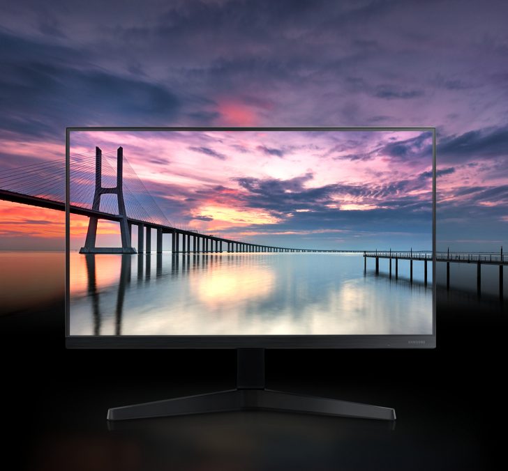 Design sem bordas do monitor Samsung T350 possibilita visão mais ...