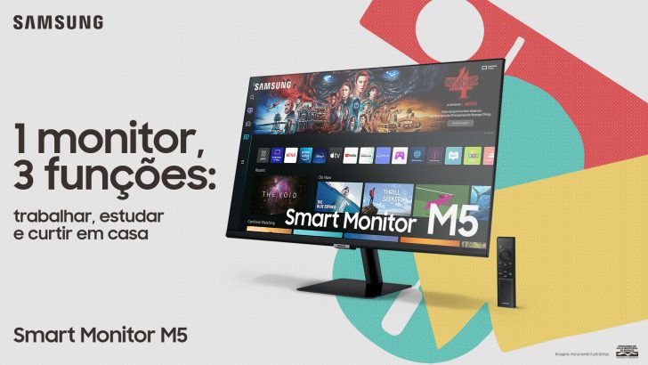 Novo Smart Monitor M5 de 27 polegadas da Samsung chega ao Brasil ...