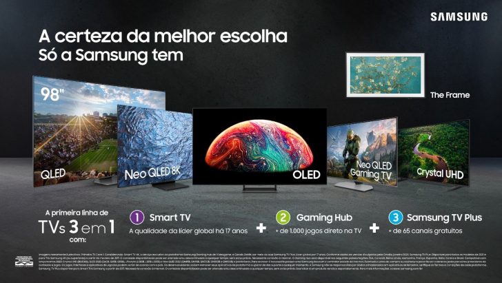 Qual Smart TV 3 em 1 da Samsung é ideal para você? – Samsung Newsroom ...