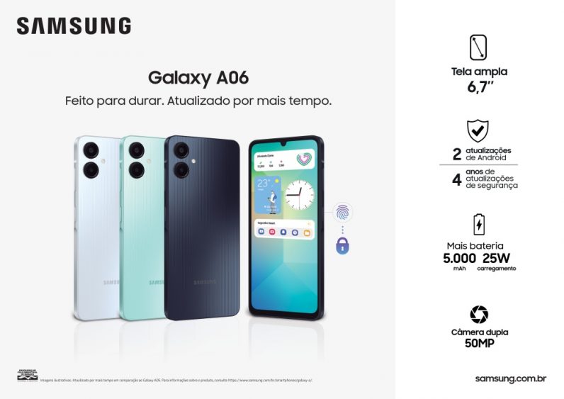 Samsung apresenta Galaxy A06 no Brasil – Samsung Newsroom Brasil