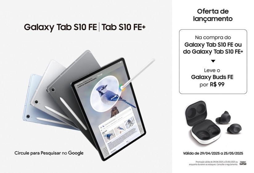 Seu primeiro tablet com AI: série Galaxy Tab S10 FE chega ao Brasil com ...