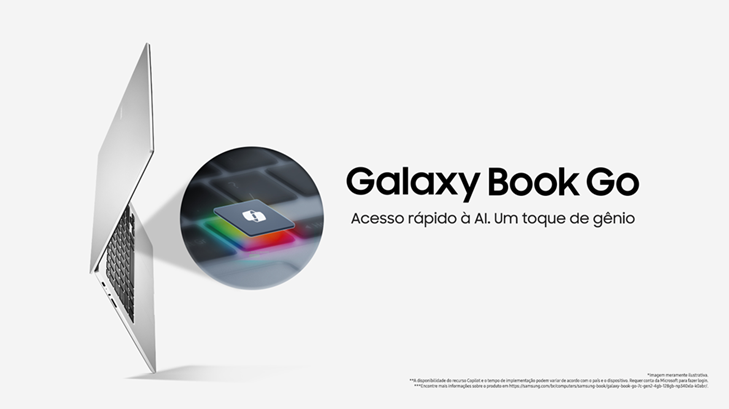 Samsung Galaxy Book Go ganha tecla Copilot e facilita o acesso a recursos de Inteligência ...