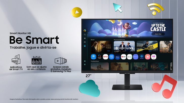 Smart Monitor M5, da Samsung, é versátil no trabalho e lazer – Samsung ...