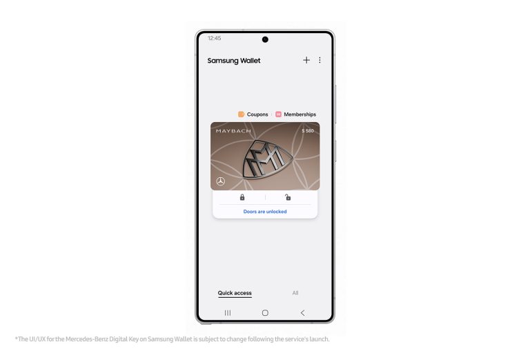 Samsung Wallet Adds Digital Key Compatibility for Mercedes-Benz ...