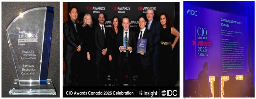 Samsung Canada Announced as 2025 CIO Canada Award Winner – Samsung ...