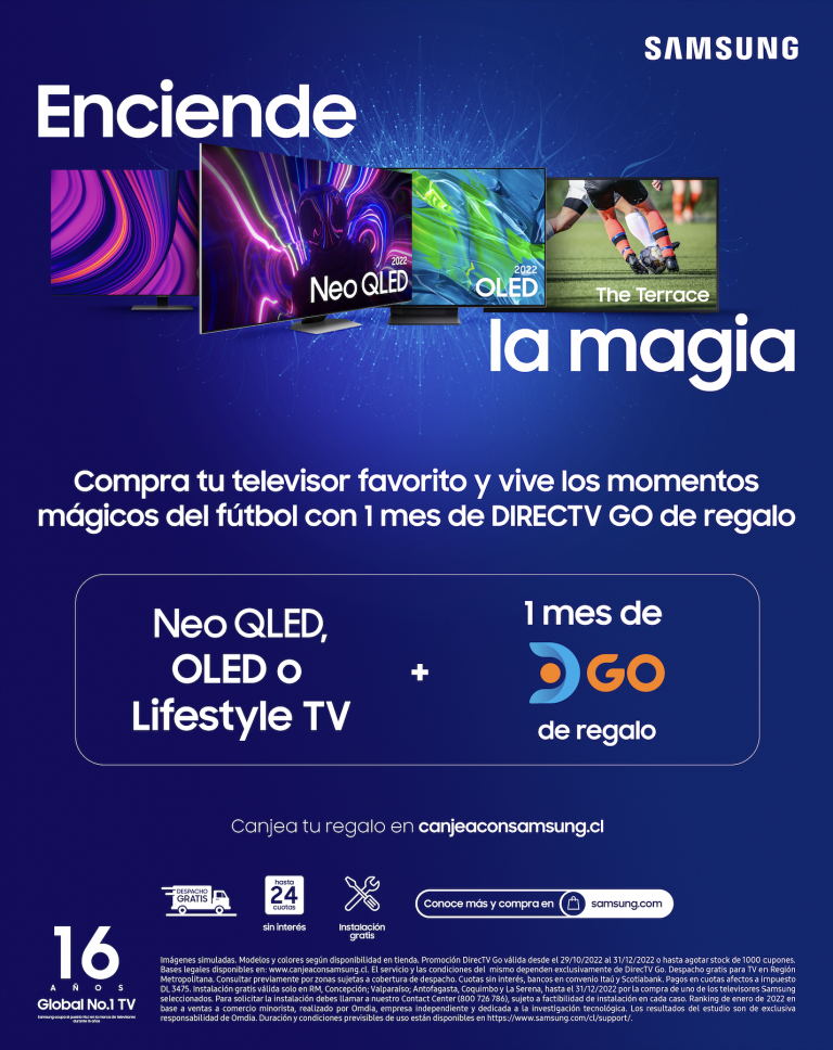 Ideal para la temporada de fútbol: Los TV de Samsung vienen con 30 días ...
