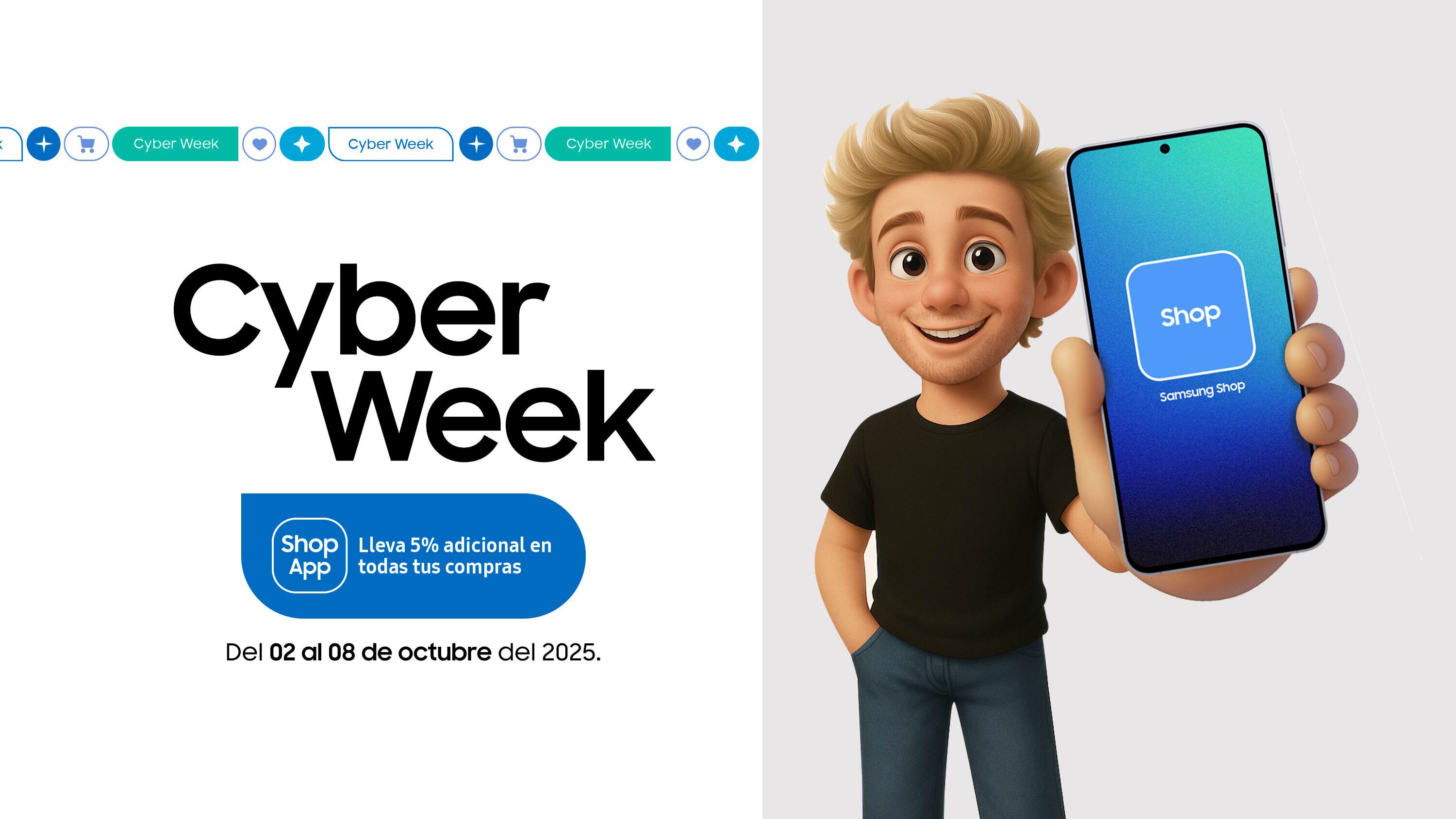 Samsung anuncia Cyber Week con beneficios exclusivos en Shop App ...