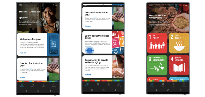 Samsung Global Goals, la app para respaldar los objetivos de la ONU ...