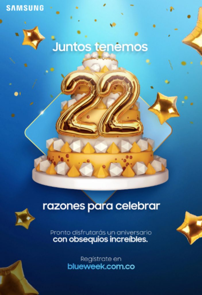 Samsung Colombia celebra su aniversario 22 con ofertas – Samsung ...