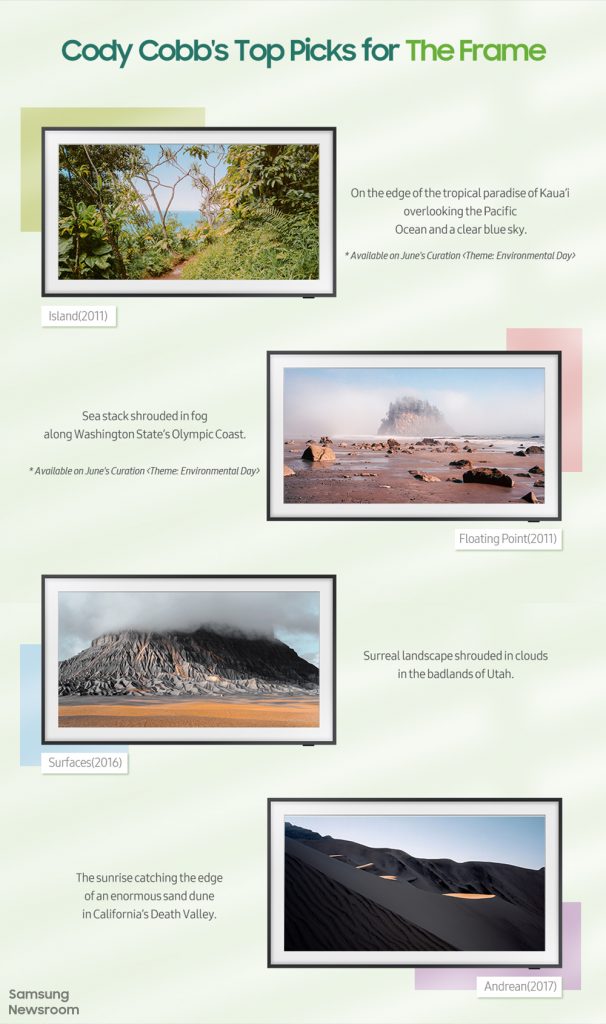 The Frame sorprende a sus usuarios con sorprendentes paisajes alrededor ...