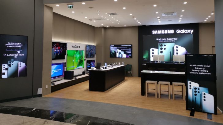 Startuje prodej Galaxy S23, Samsung připravil reopening značkové prodejny Westfield Chodov v ...