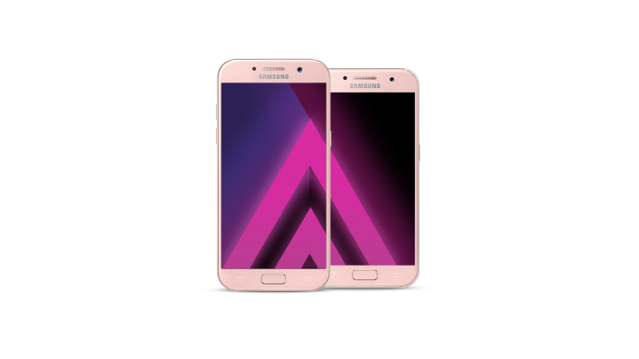 Die Galaxy A (2017)-Serie ab jetzt überall in der Trendfarbe peach ...