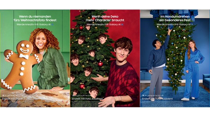 Weihnachten wird kreativ: CelebrAIting mit Samsung – Samsung Newsroom ...