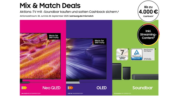 Die Samsung Mix & Match Dea!s gehen in die nächste Runde – Samsung ...