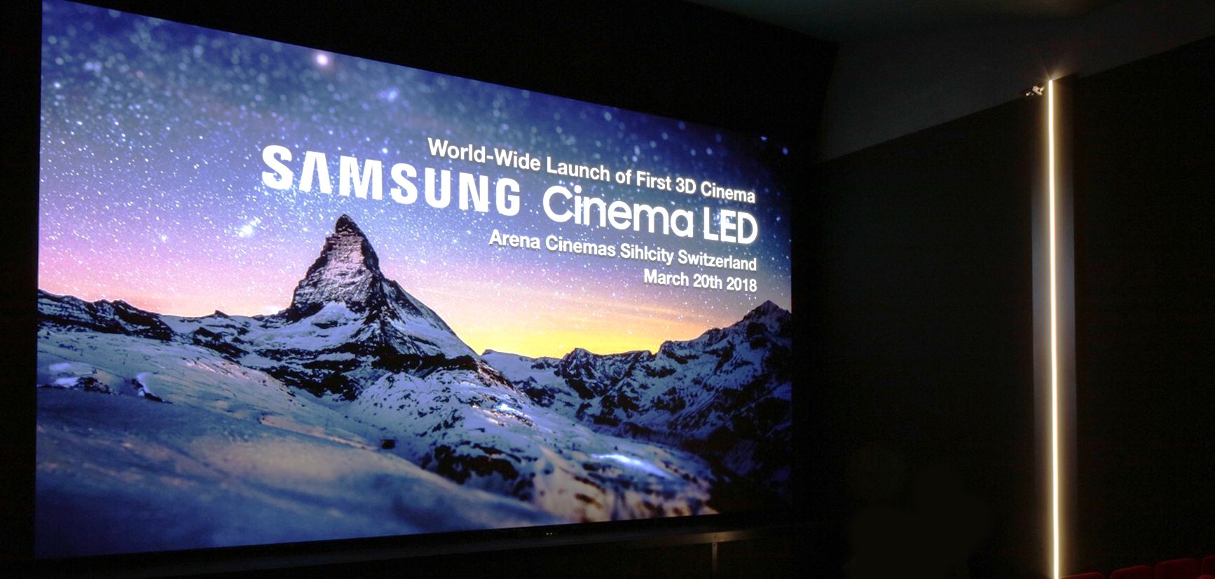 Samsung estrena en Europa la pantalla para salas de cine Samsung Cinema ...