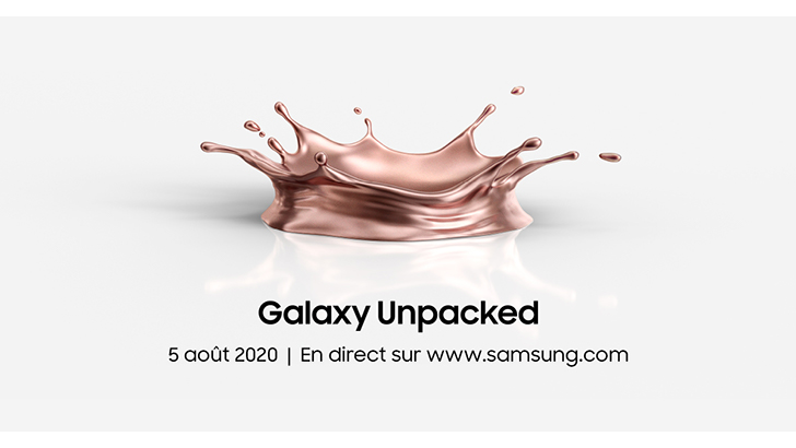 [Invitation] Samsung Galaxy Unpacked 2020 – Samsung Newsroom France