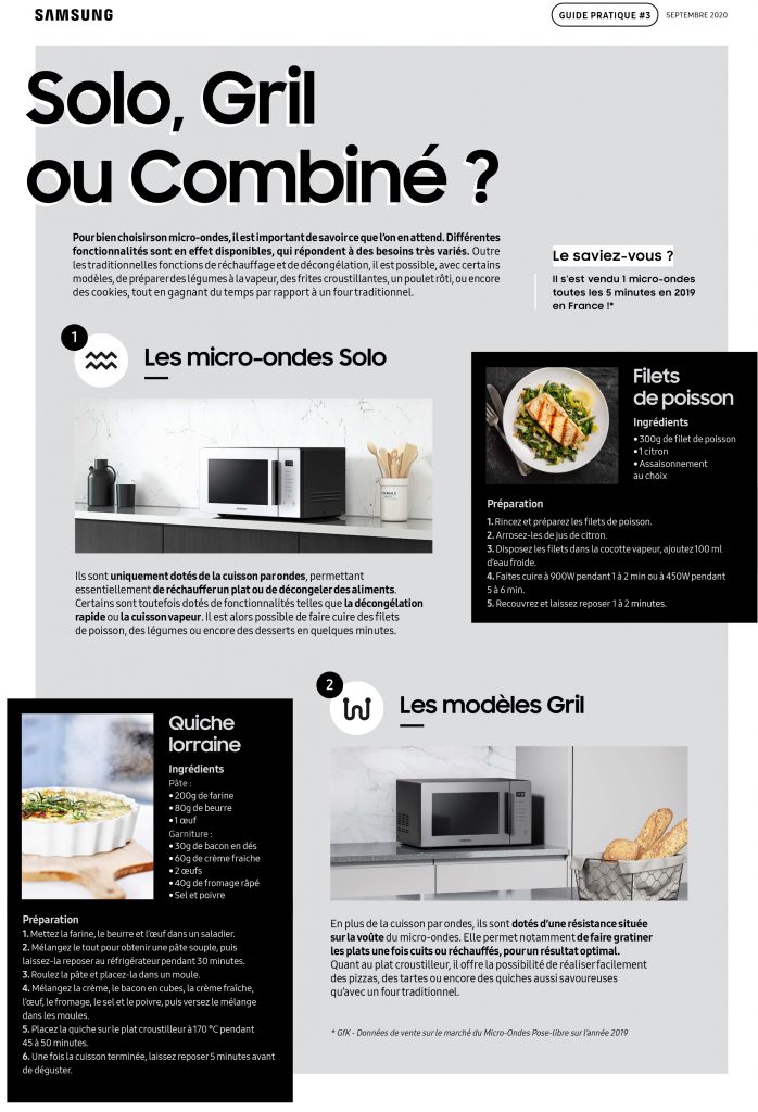 Guide pratique #3 : Pratiques et tendances : les micro-ondes se ...