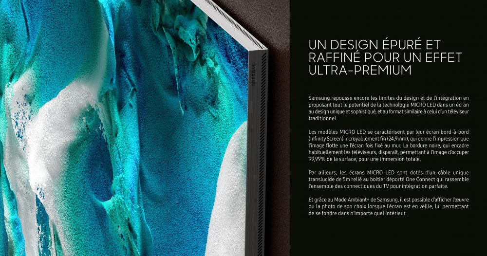 Samsung MICRO LED : L’innovation ultime – Samsung Newsroom France
