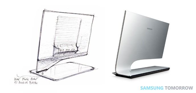 Inspiration from a Single Sheet of Paper-SyncMaster Monitor series 9 ...