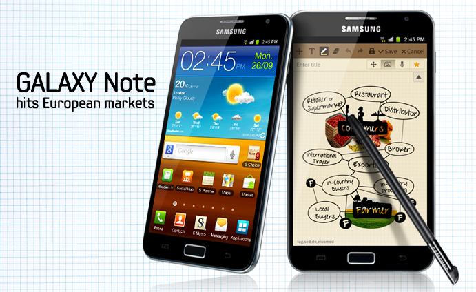 GALAXY Note hits European markets – Samsung Global Newsroom