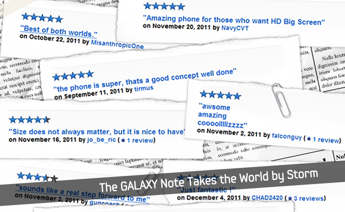 The GALAXY Note Takes the World by Storm – Samsung Global Newsroom