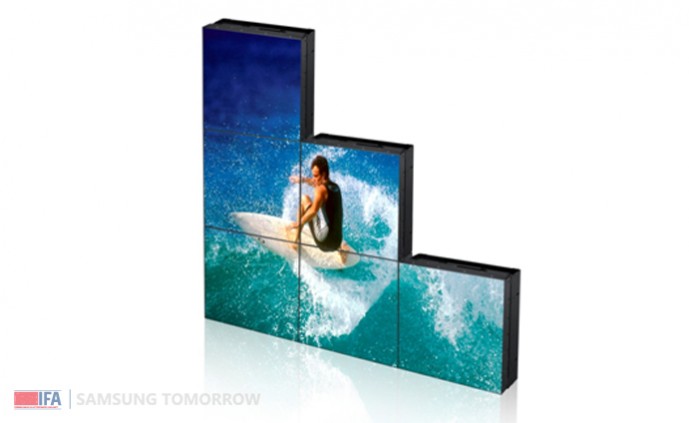 Samsung Electronics launches LED square display and transparent display ...