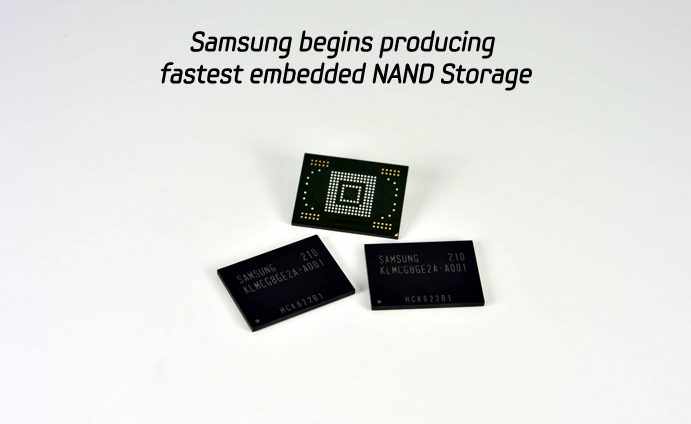 Samsung begins producing fastest embedded NAND Storage – Samsung Global ...