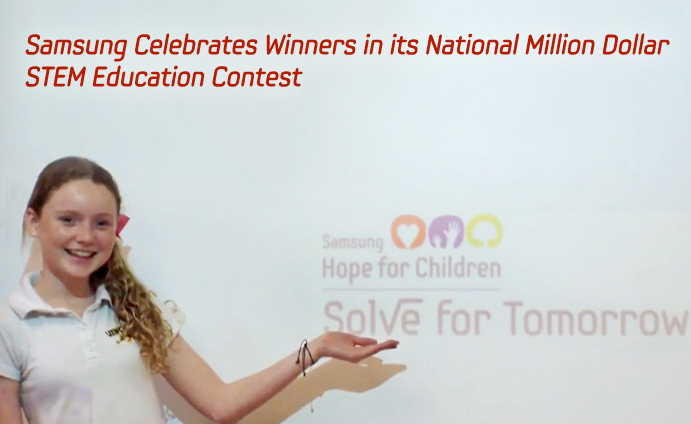 Samsung Celebrates Winners in its National Million Dollar STEM ...