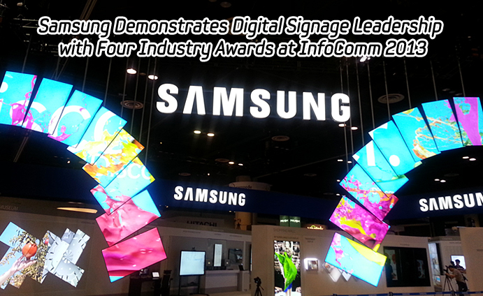 Samsung Demonstrates Digital Signage Leadership with Four Industry ...