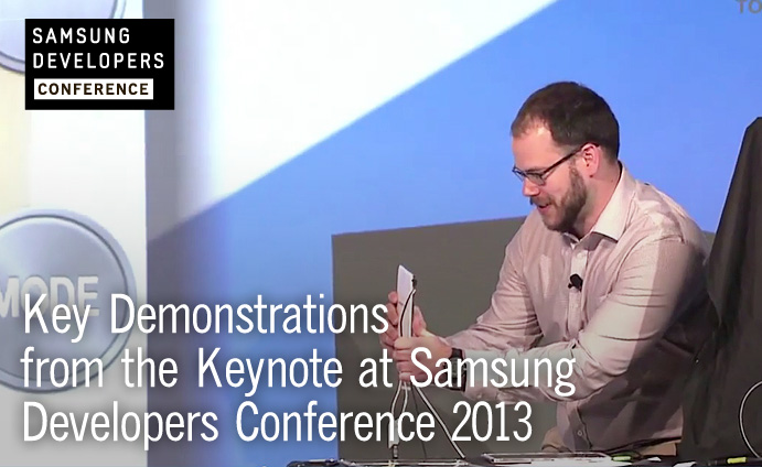 Key Demonstrations from the Keynote at Samsung Developers Conference ...