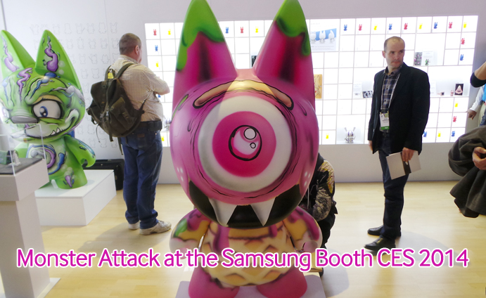 Monster Attack at the Samsung Booth CES 2014 – Samsung Global Newsroom