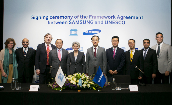 Samsung and UNESCO Announce First Global Partnership – Samsung Global ...
