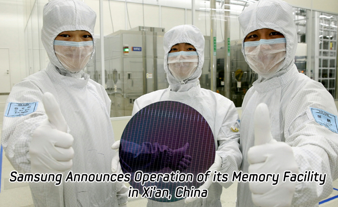 Samsung Announces Operation of its Memory Facility in Xi’an, China ...