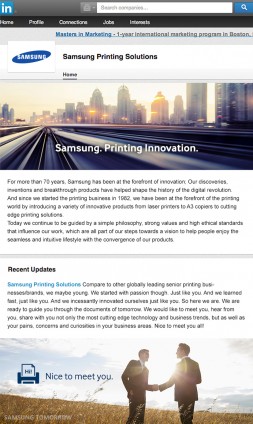 Samsung Printing Solutions strengthens digital marketing for business ...