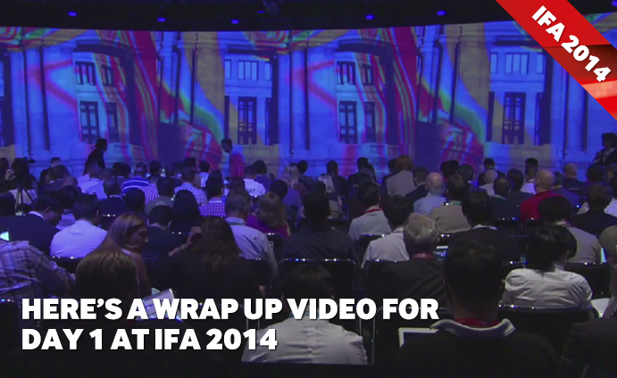 Here’s a wrap up video for Day 1 at IFA 2014 – Samsung Global Newsroom