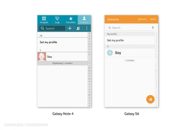 Galaxy S6 Has a Simpler Interface That Also Looks Better – Samsung ...