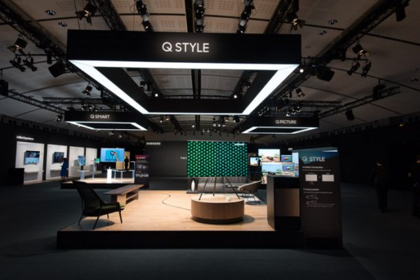 [Photo] Samsung’s QLED TV Experience Zone at the Global Launch Event in ...
