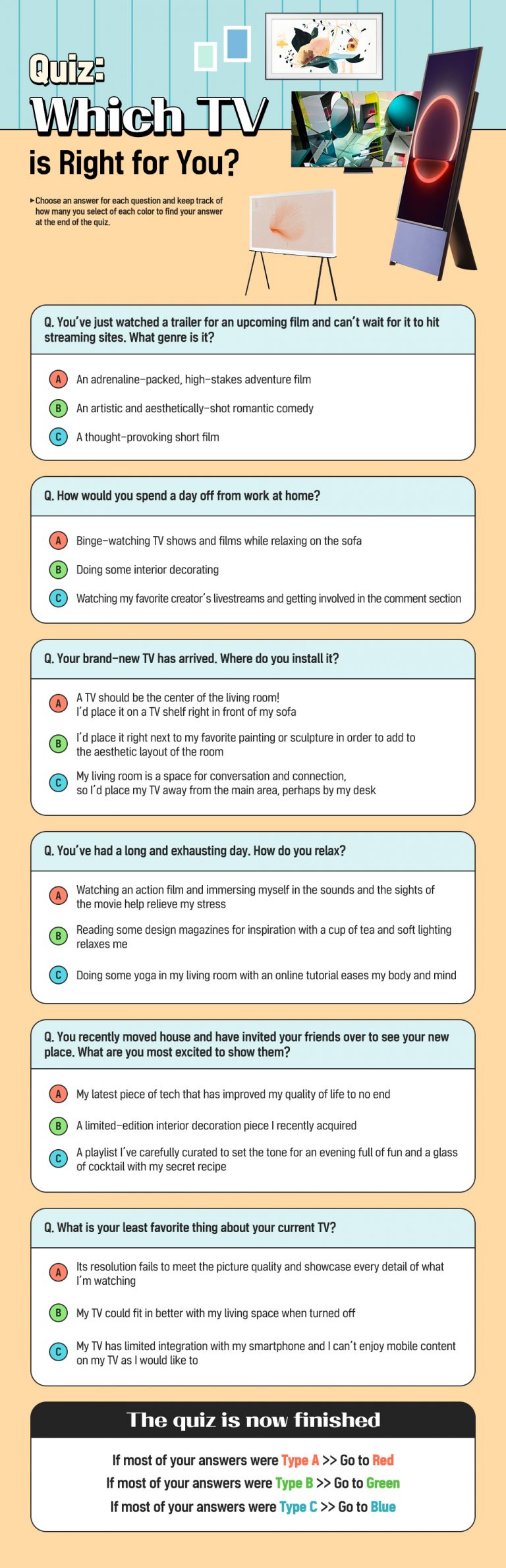 [Big-Screen Chronicles] ③ Quiz: Which TV is Right for You? – Samsung ...