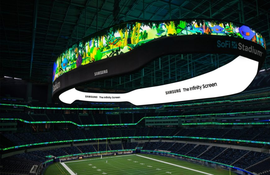 Samsung Kicks Off Game Day With the World’s Largest LED Videoboard Ever ...