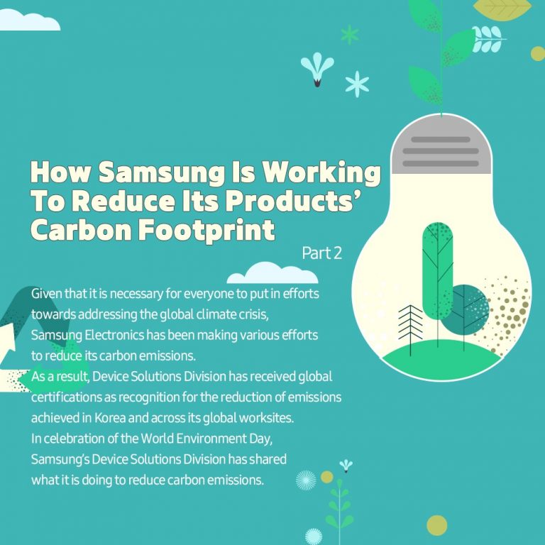 Only One Earth: Samsung’s Efforts To Reduce Carbon Emissions, As Told ...