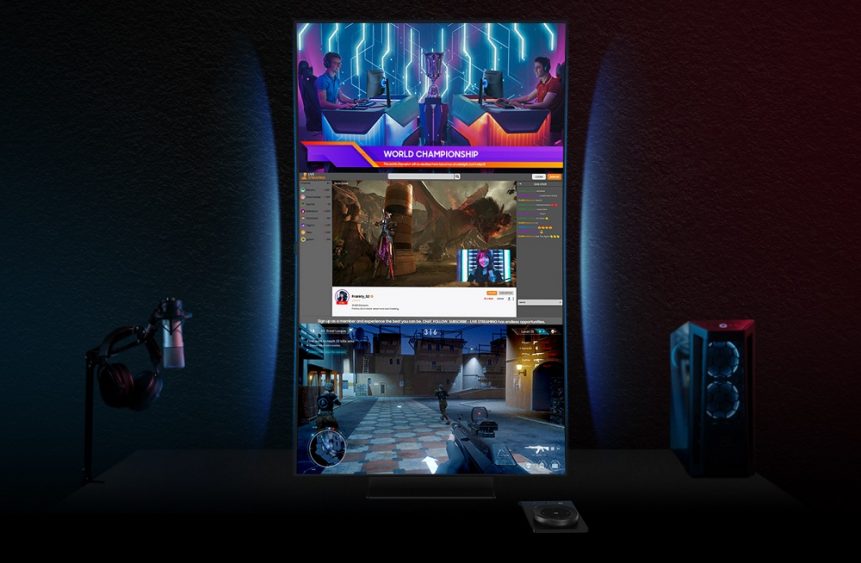 Samsung Electronics Unveils World’s First Dual UHD Gaming Monitor ...
