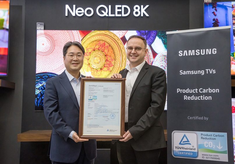 Samsung Electronics Earns ‘Product Carbon Reduction’ Certification for ...