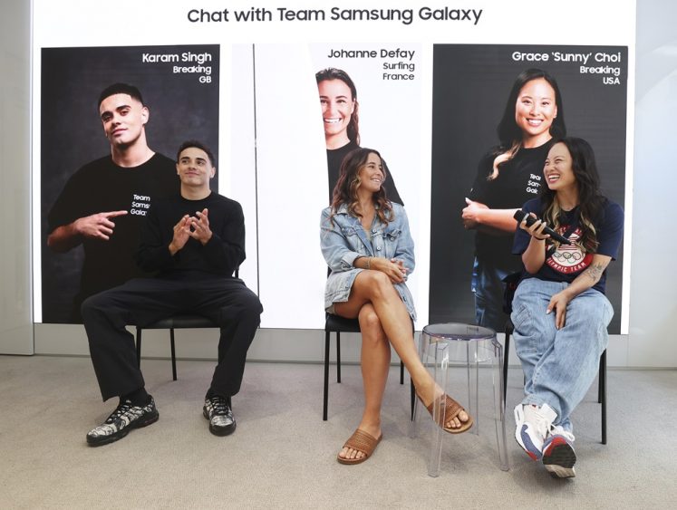 Paris 2024: Team Samsung Galaxy’s Sunny Choi, Karam Singh and Johanne ...