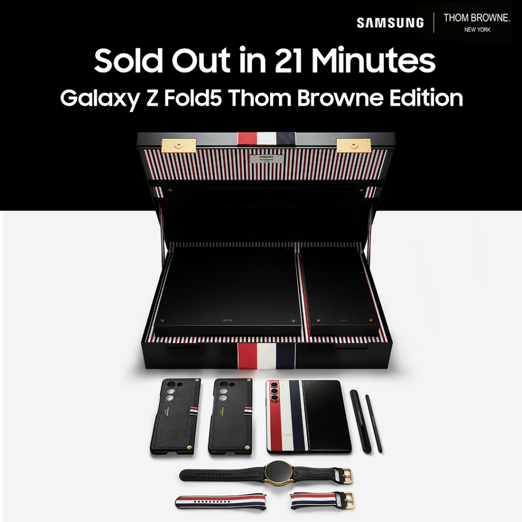 Galaxy Z Fold5 dan Galaxy Watch6 Edisi Thom Browne Ludes Terjual dalam ...