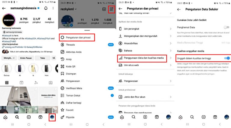 Tips Share Konten Pasti Estetik di IG Story dengan Galaxy A15 5G ...
