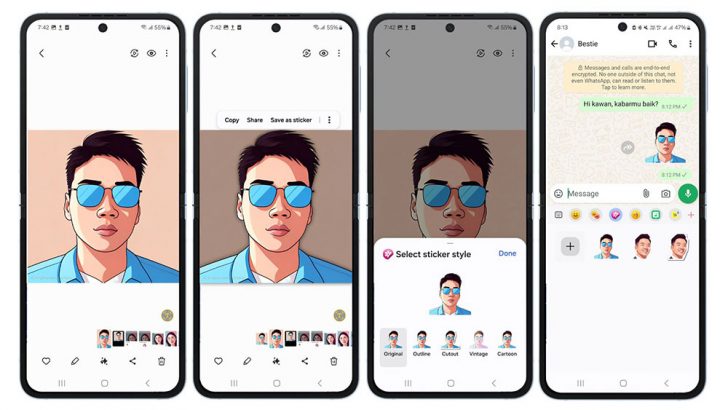 Begini Bikin Avatar AI di Samsung Galaxy AI, Gak Sampai Semenit ...