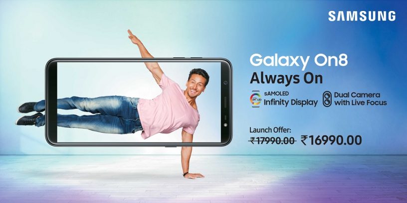 Samsung Launches Galaxy On8 with Large Infinity Display and Dual Camera ...